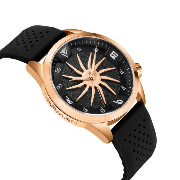 VARMAN THE AIRCROSS ROSE GOLD – VarmanWatches